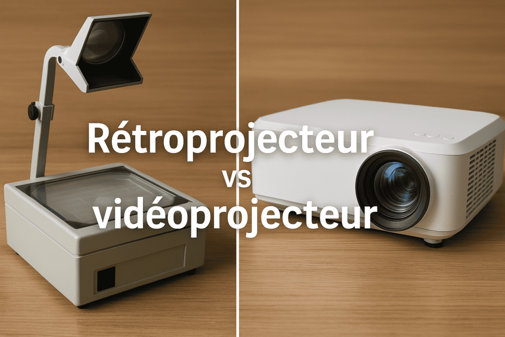 Quelles sont les differences entre retroprojecteur et videoprojecteur